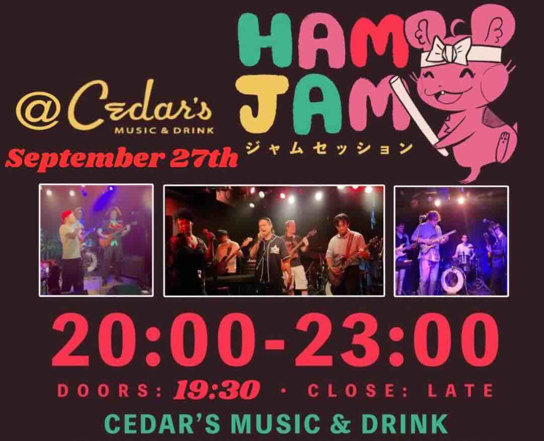 The HAM JAM! Sept. 27 at Cedars!