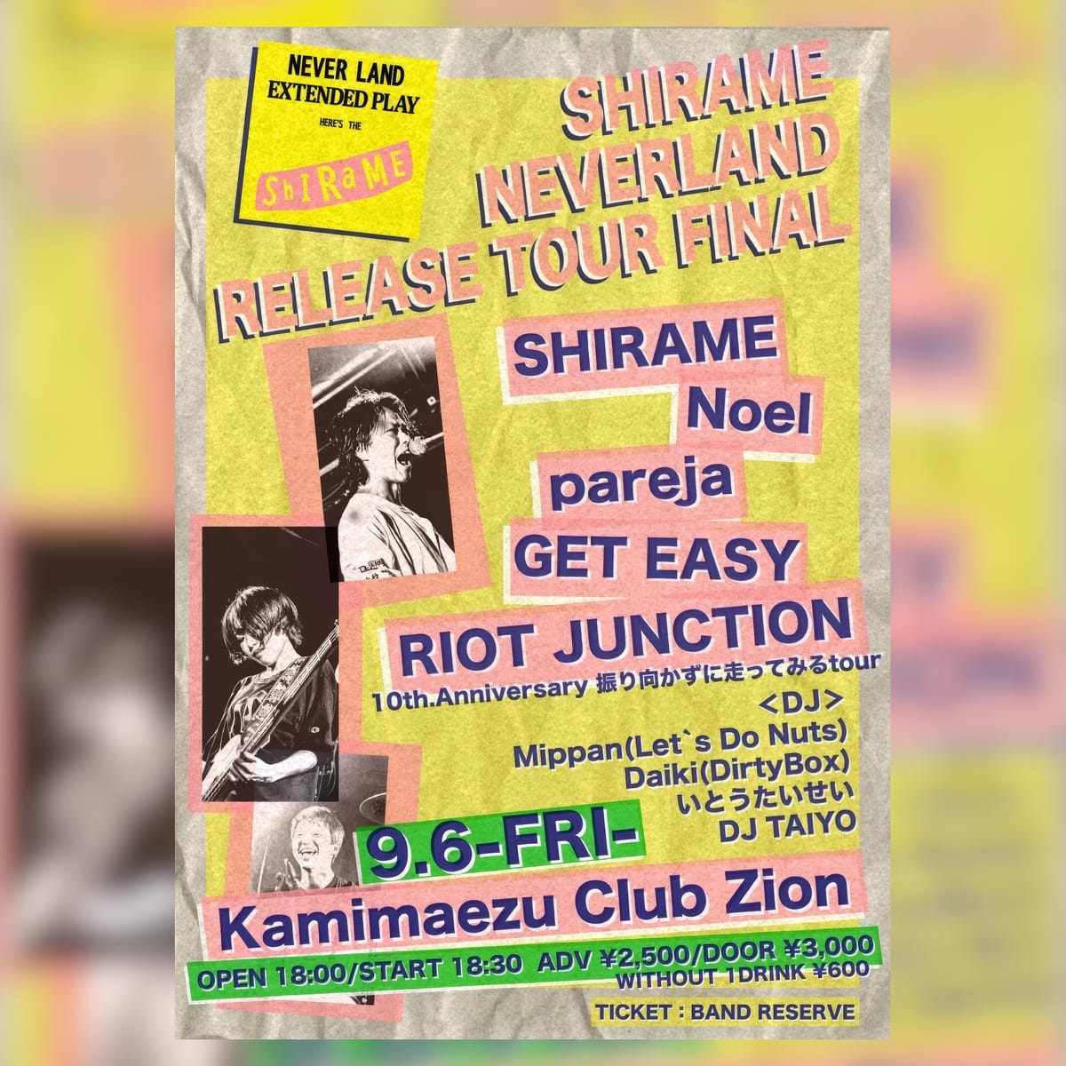 Shirame NEVERLAND Release Tour Final Gig Sept 6